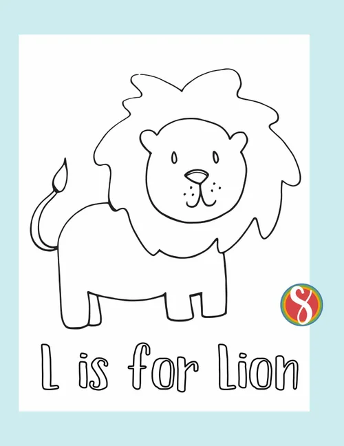 Free Lion Coloring Pages — Stevie Doodles