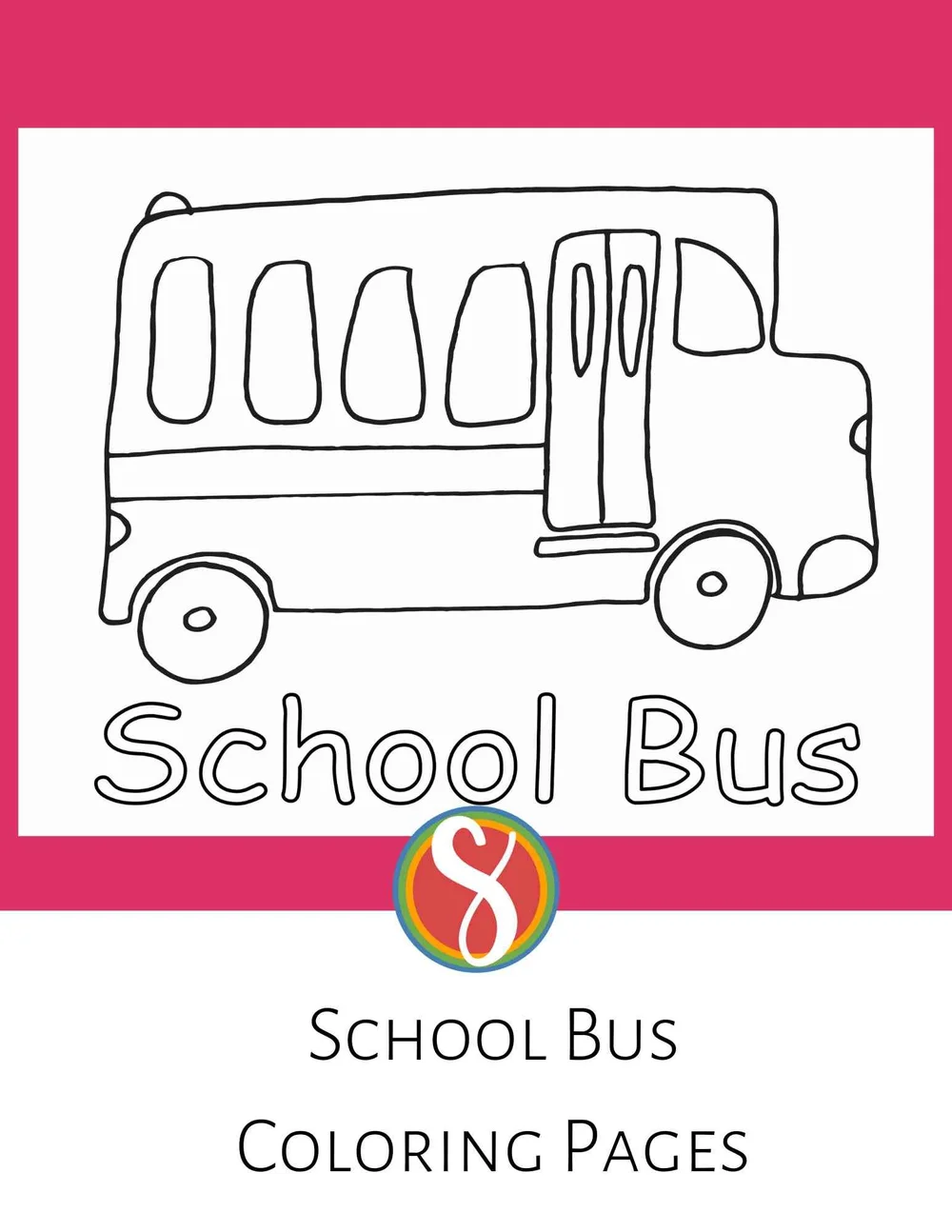 Bus Coloring Pages Preschool Printables