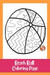 Free Beach Ball Color Pages — Stevie Doodles