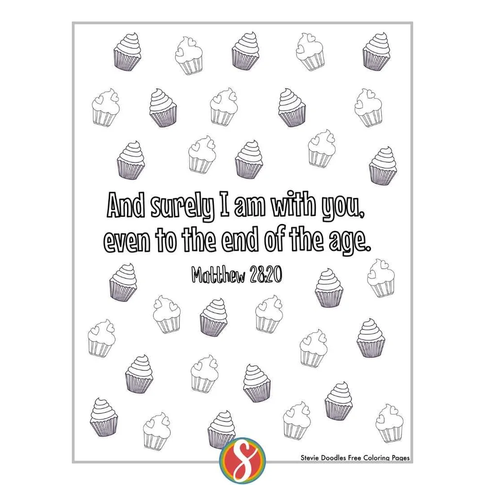 Free Matthew Scripture Coloring Pages — Stevie Doodles