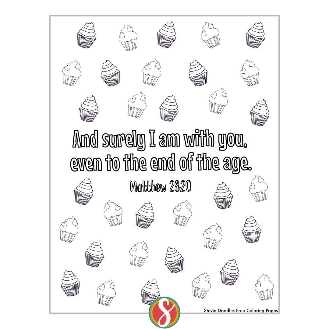 Free Matthew Scripture Coloring Pages — Stevie Doodles
