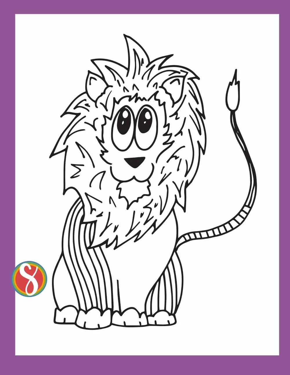 Free Lion Coloring Pages — Stevie Doodles