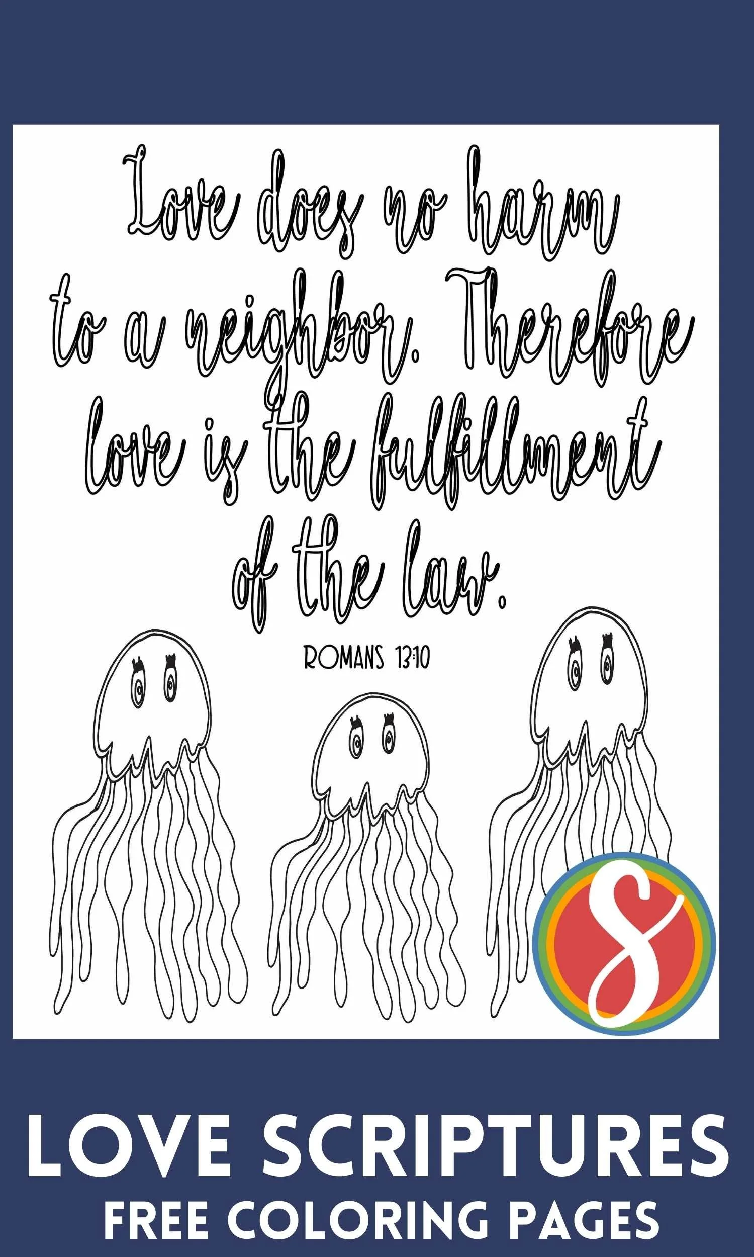 17 Coloring Pages With Bible Verses About Love - Free Printable ...