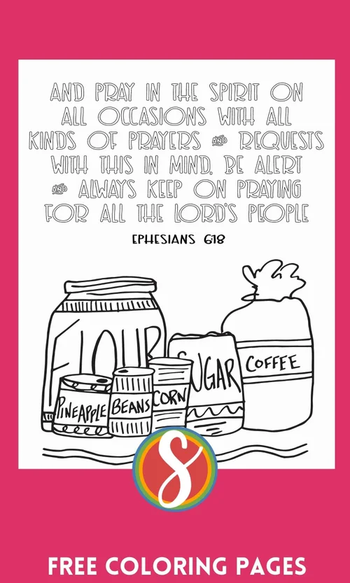 Free Ephesians Coloring Pages — Stevie Doodles