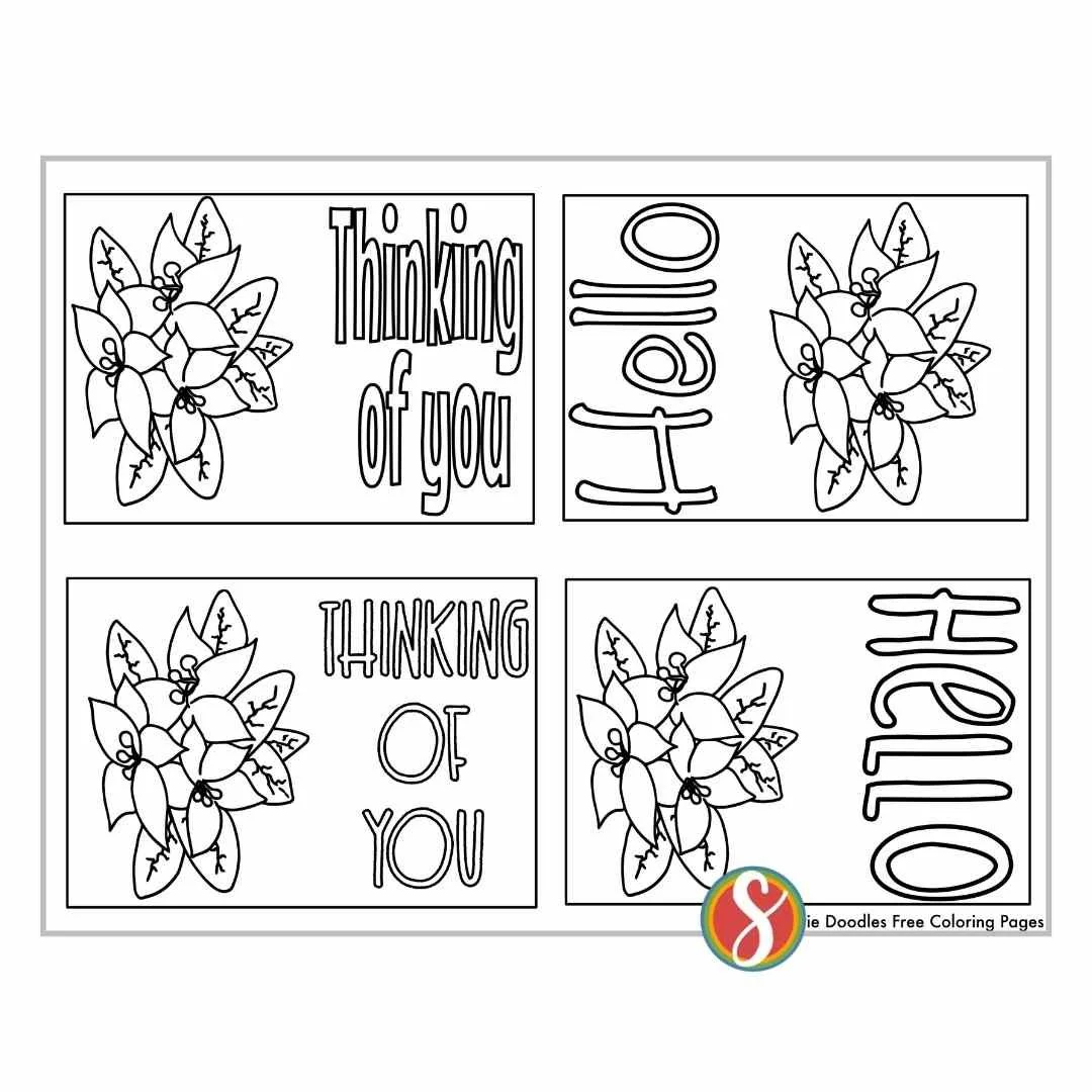 Free Rhododendron Coloring Pages — Stevie Doodles