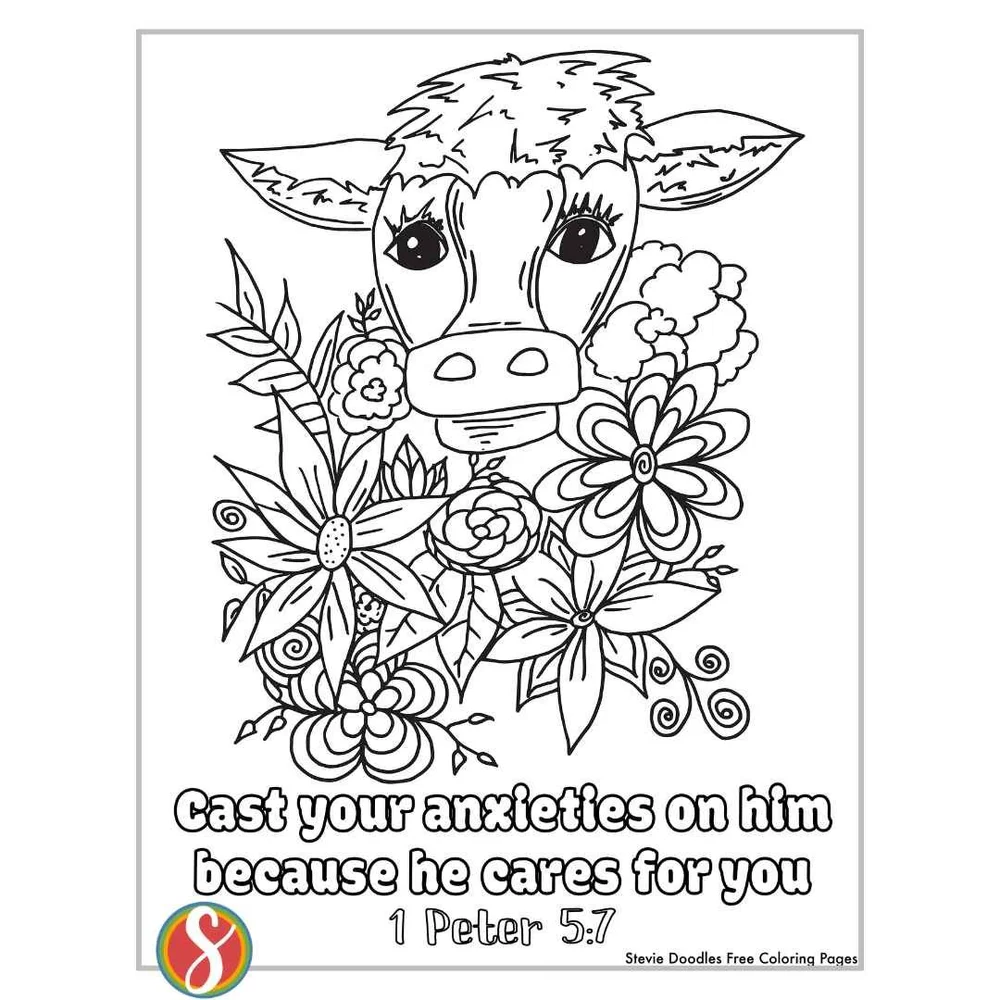 Free 1 Peter Coloring Pages — Stevie Doodles