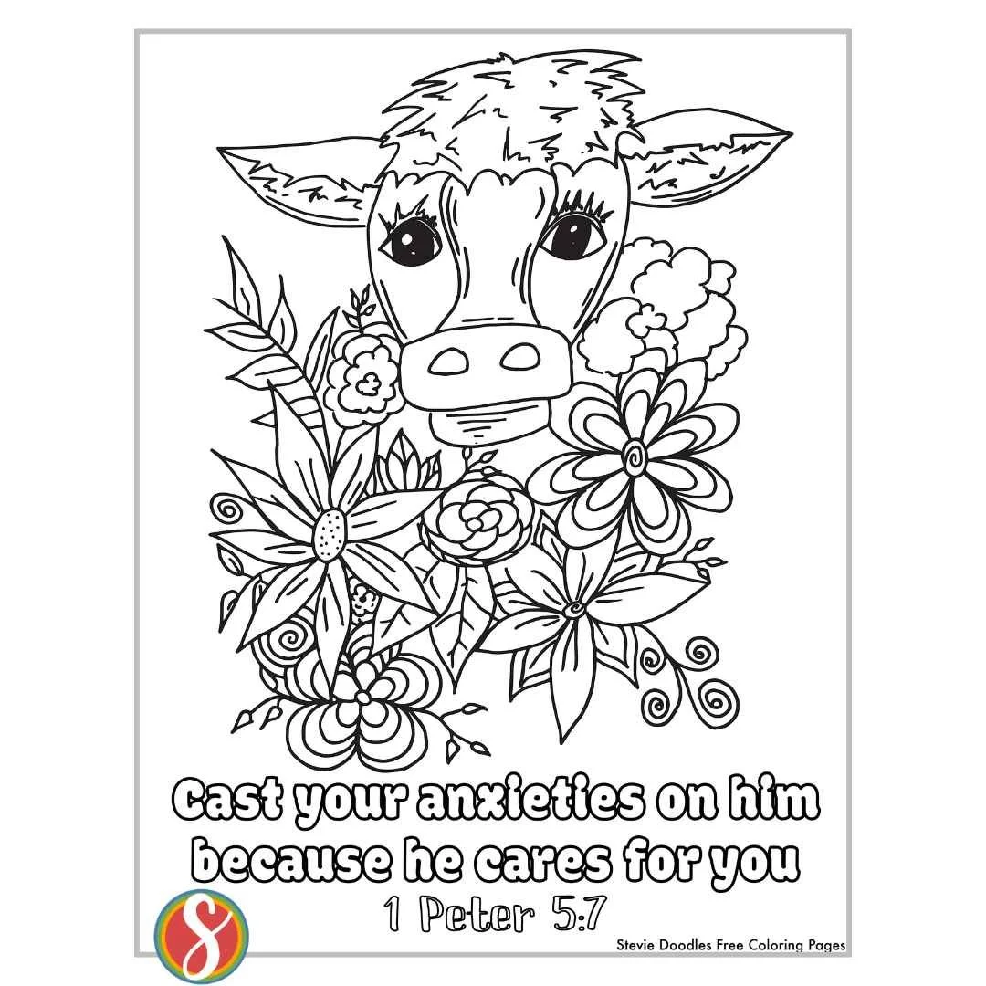 Free 1 Peter Coloring Pages — Stevie Doodles