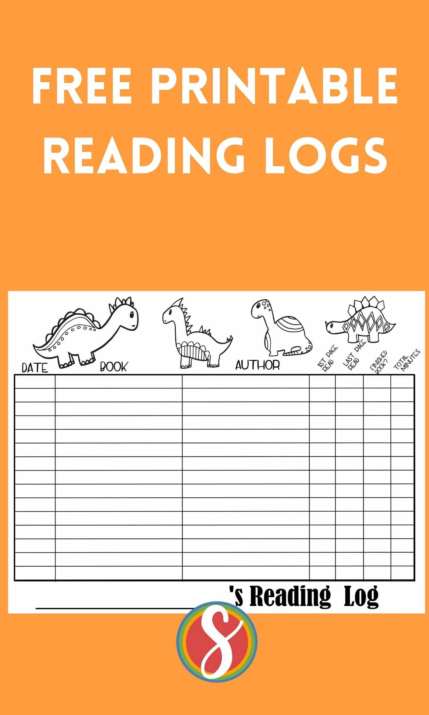 20+ Free Printable Reading Logs — Stevie Doodles