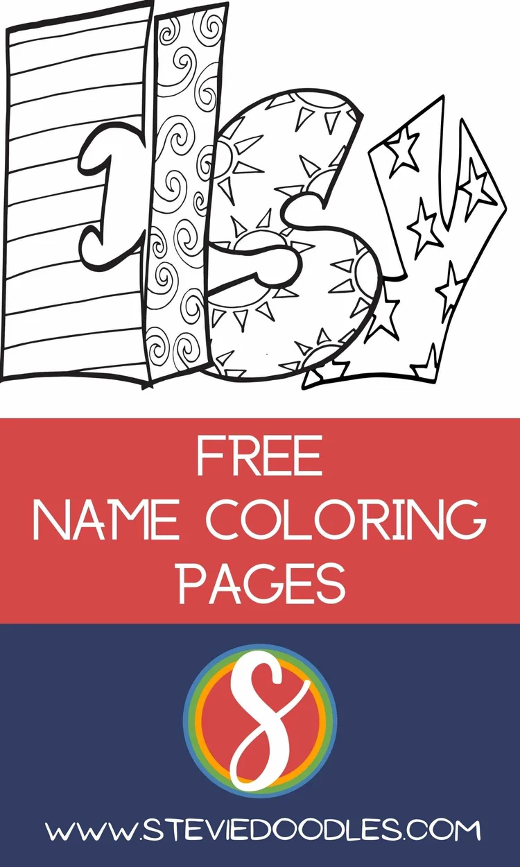 Free Elsy Name Coloring Page — Stevie Doodles