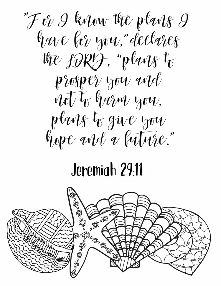 Free Hope Bible Verse Coloring Page — Stevie Doodles