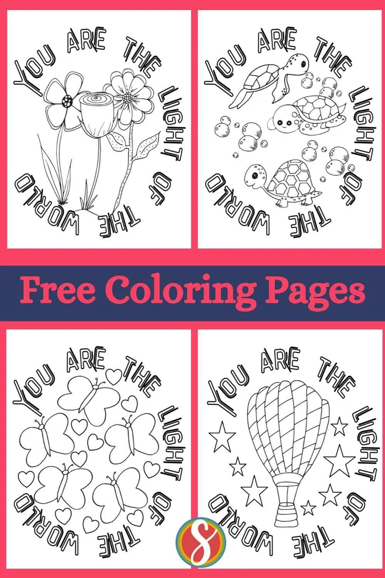 Free "Light Of The World" Coloring Page — Stevie Doodles