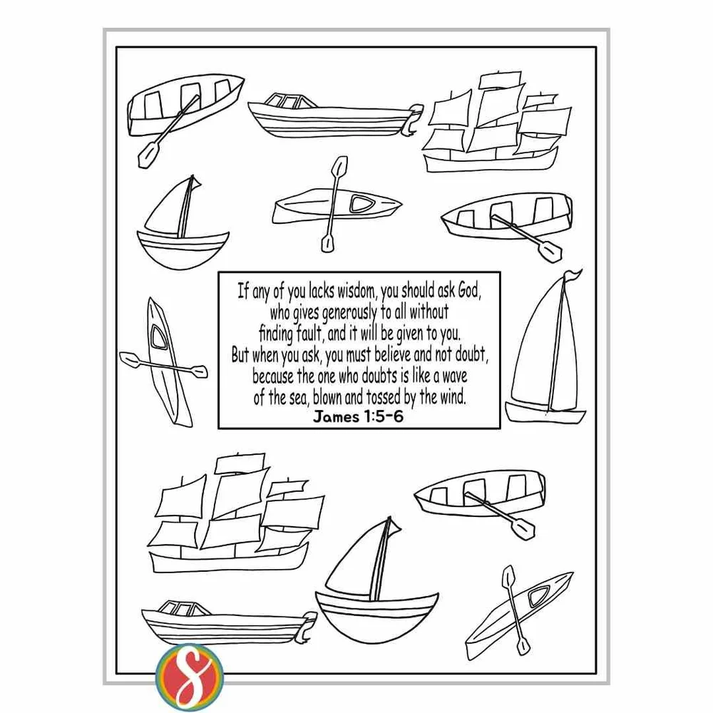 Free Faith Verses Coloring Pages — Stevie Doodles