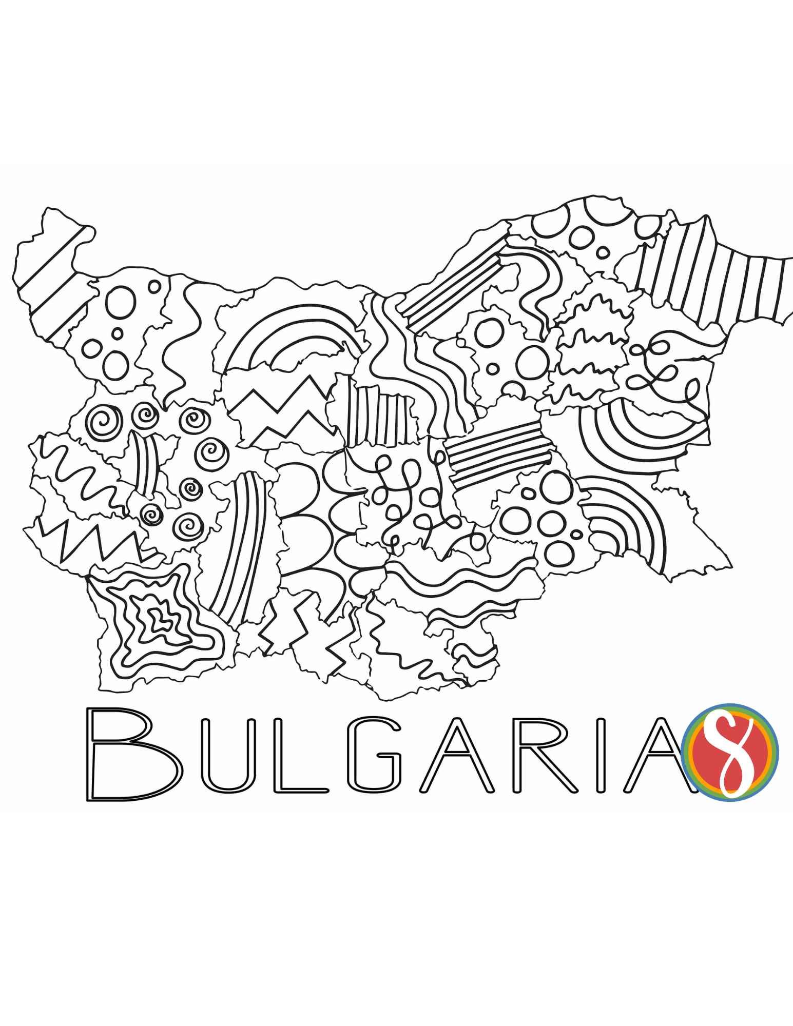 Free Bulgaria Coloring Pages — Stevie Doodles