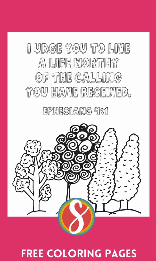 Free Ephesians Coloring Pages — Stevie Doodles
