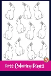 Free Bunny Rabbit Coloring Pages — Stevie Doodles