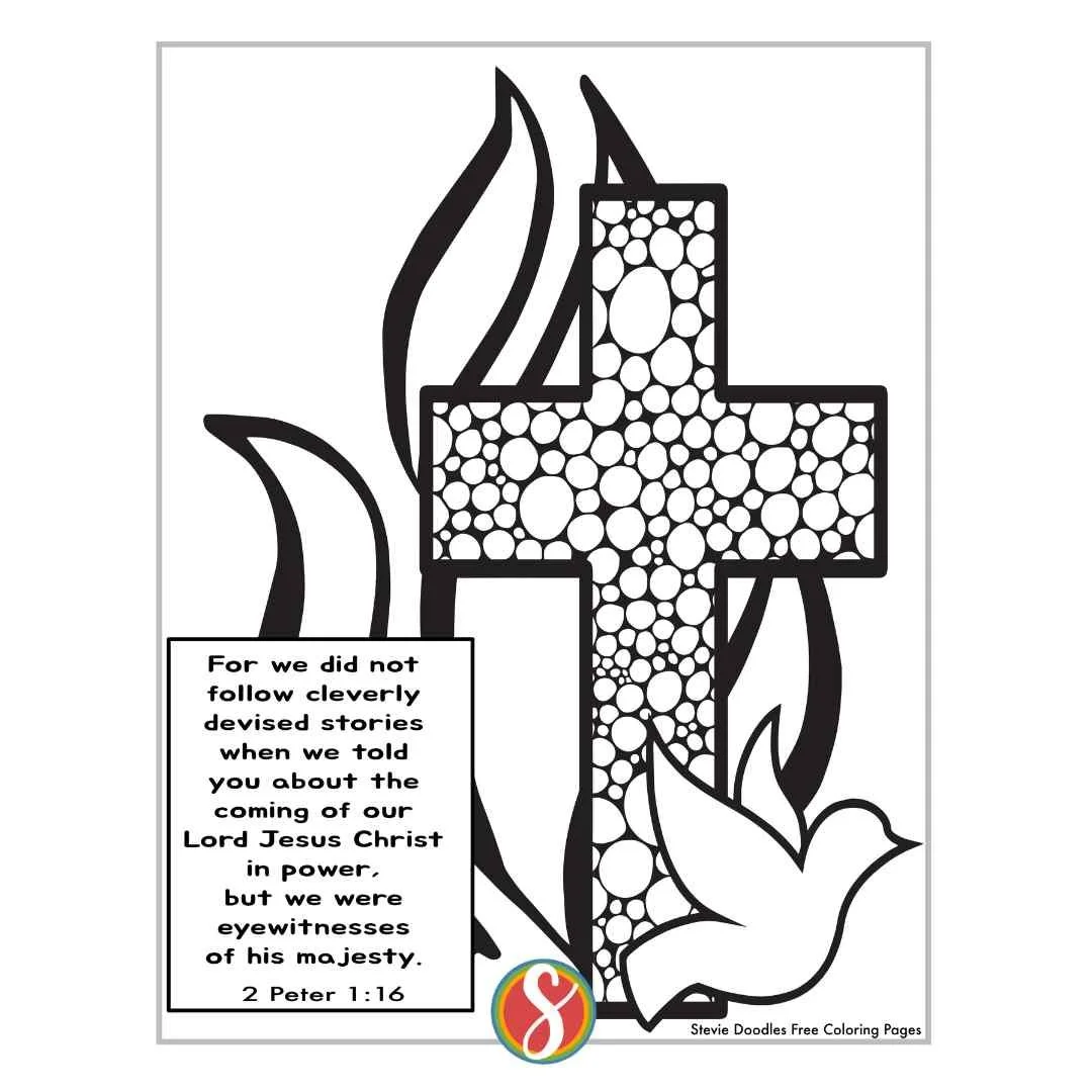 Free 2 Peter Coloring Pages — Stevie Doodles