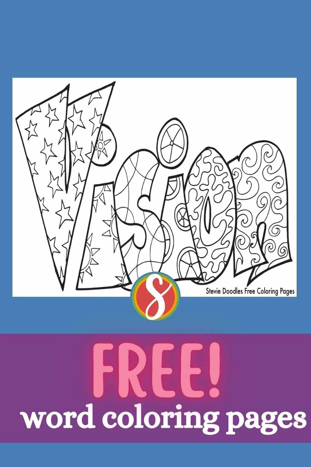 Free Vision Coloring Pages — Stevie Doodles