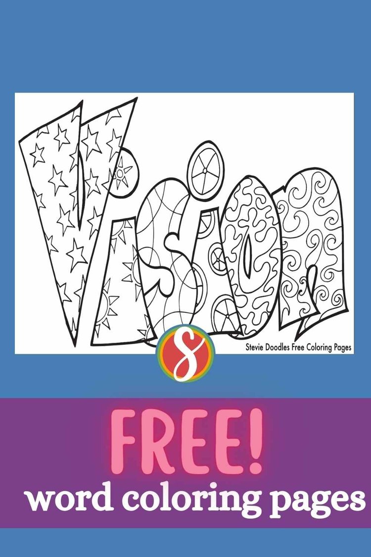 Free Vision Coloring Pages — Stevie Doodles