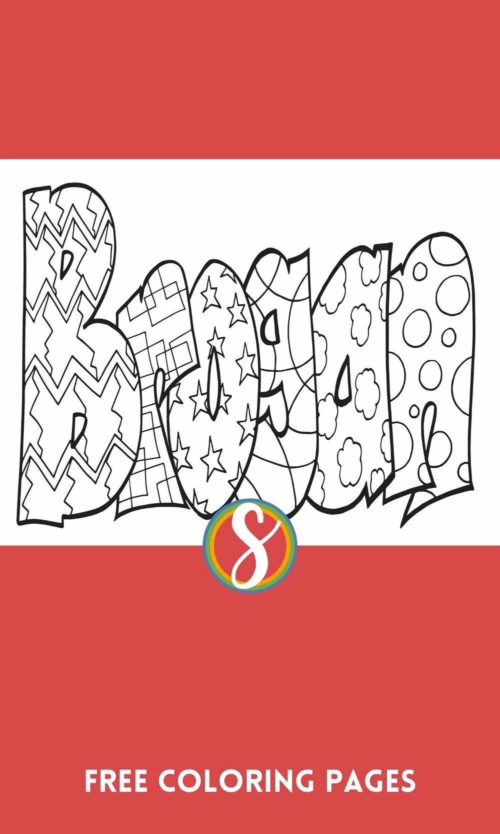 Free Brogan Coloring Page Printable — Stevie Doodles