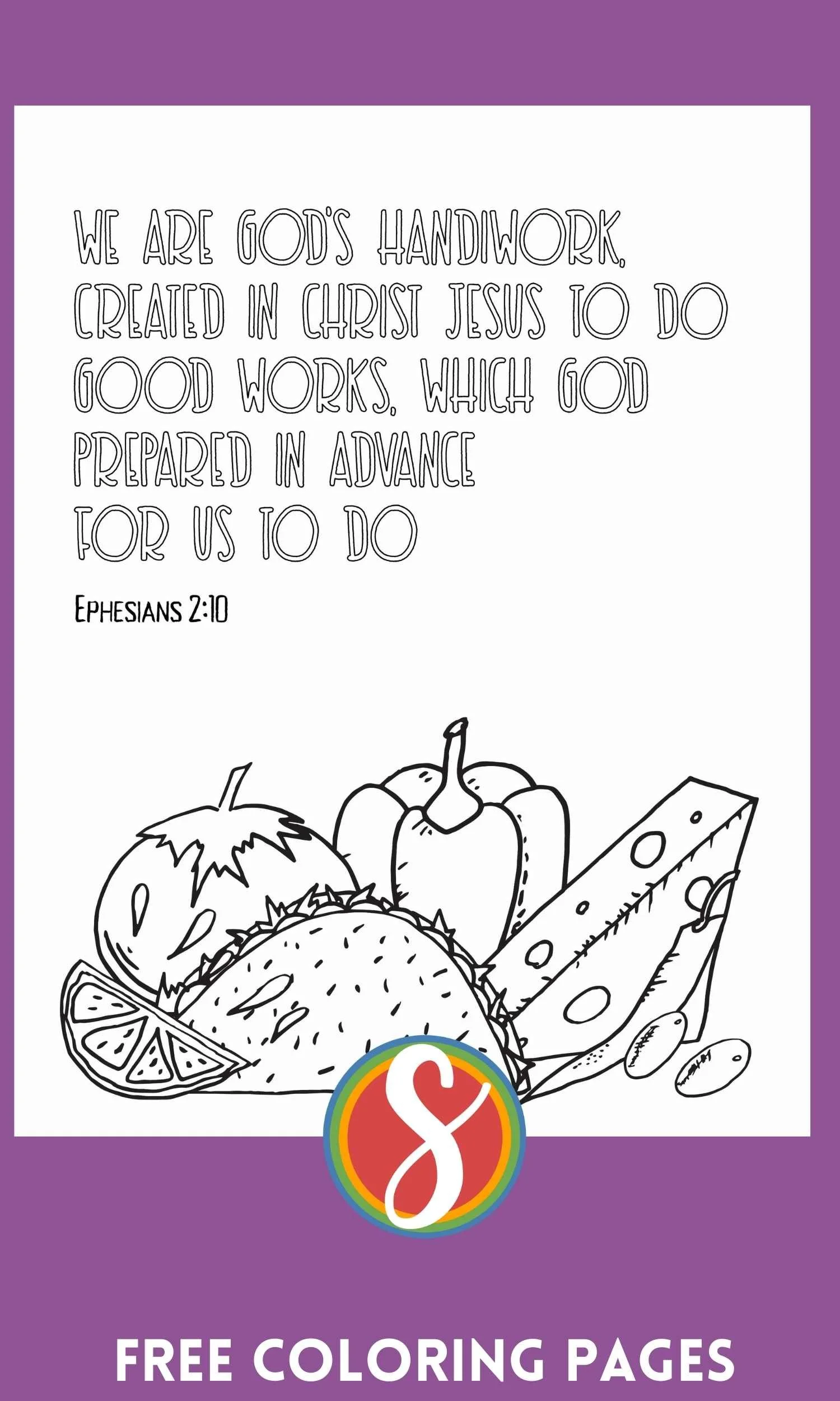 Free Ephesians Coloring Pages — Stevie Doodles