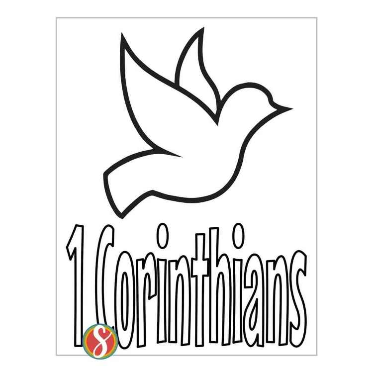 Free 1 Corinthians Coloring Pages — Stevie Doodles