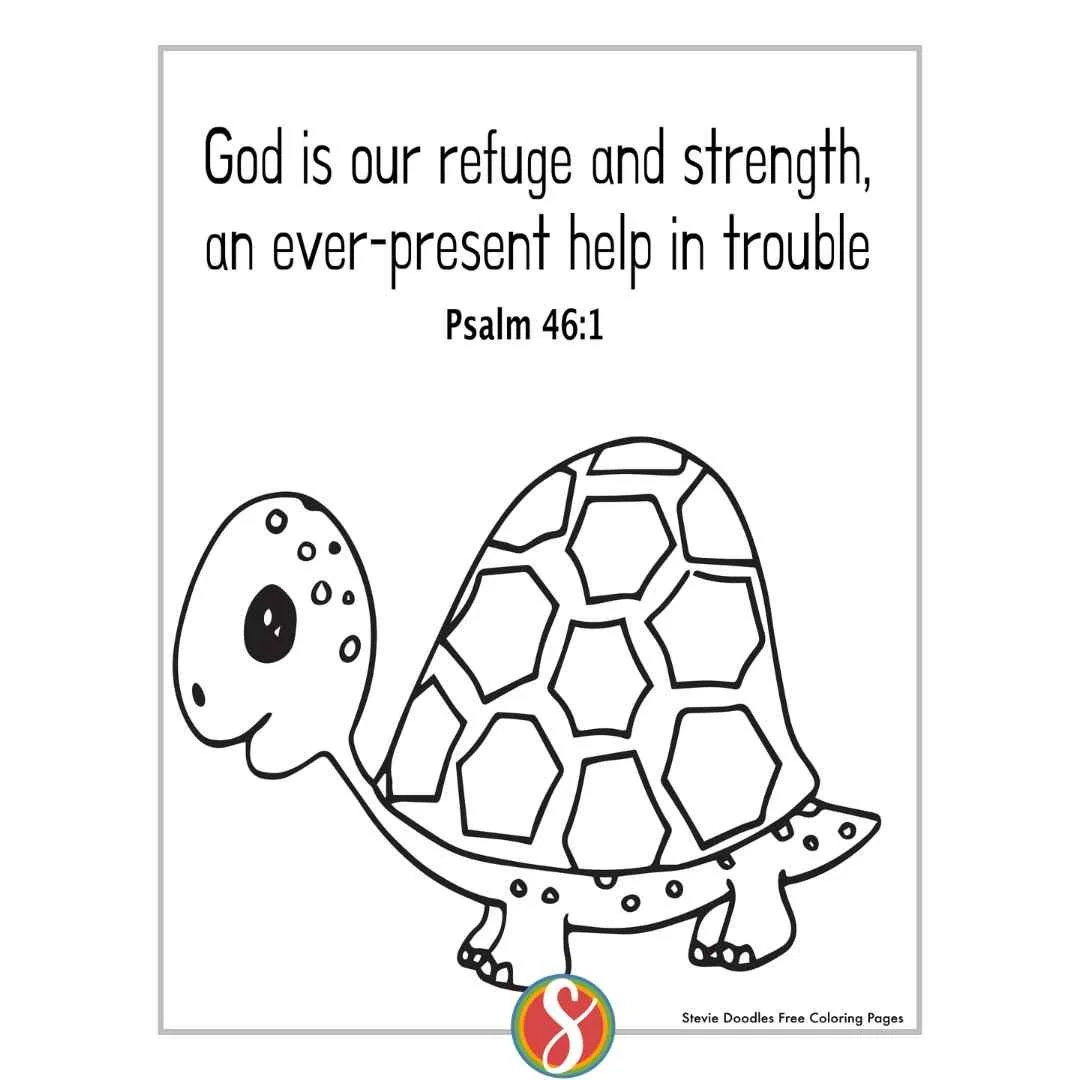 Psalms 41 - 50 - Free Coloring — Stevie Doodles