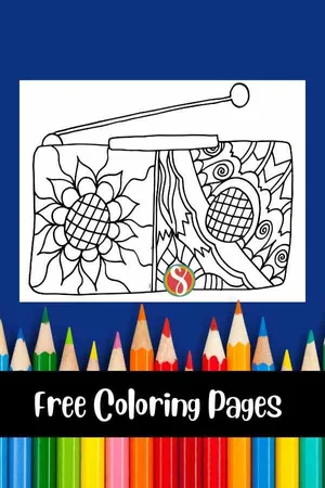 Free Music Coloring Pages — Stevie Doodles