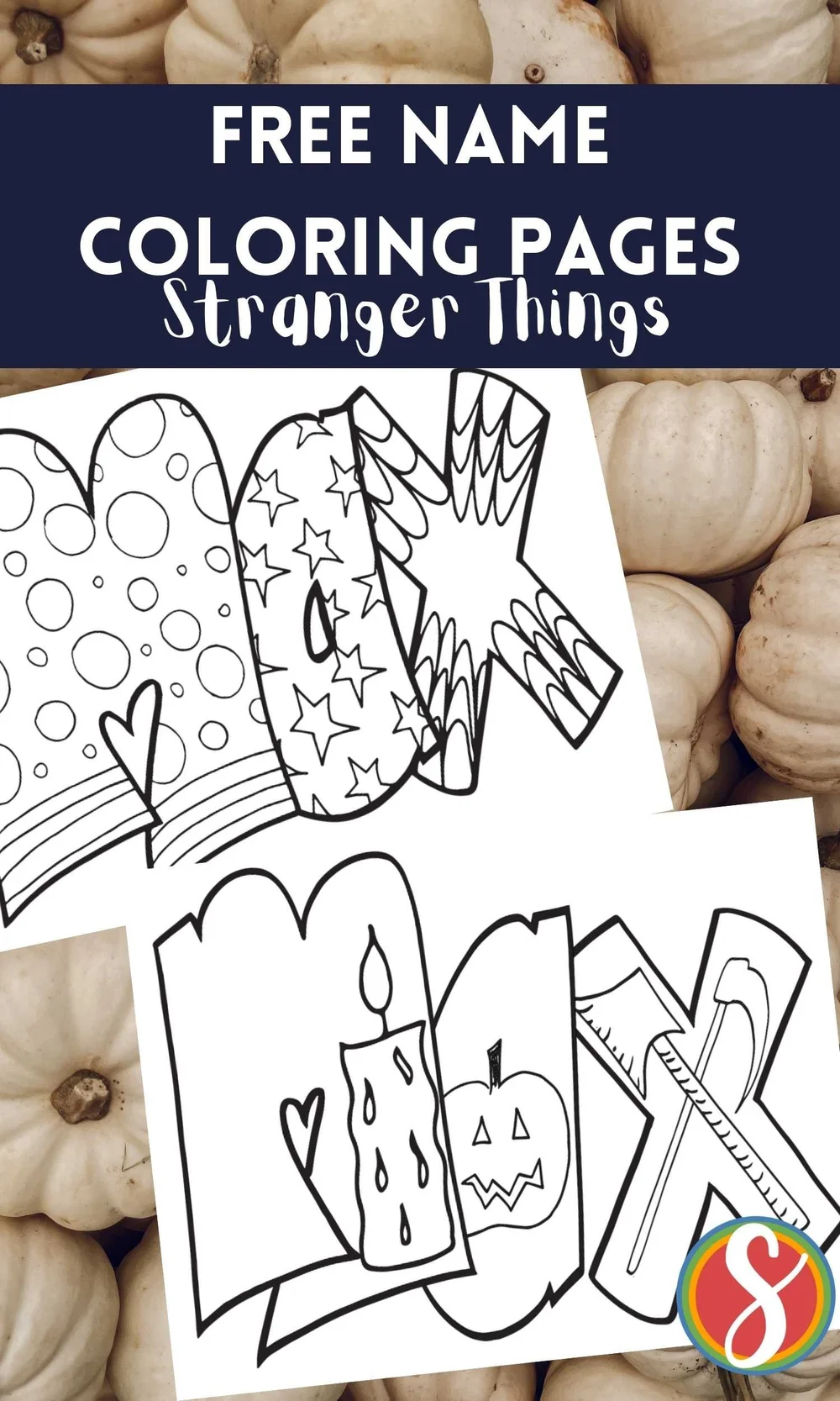 Stranger Things Coloring Pages Names — Stevie Doodles