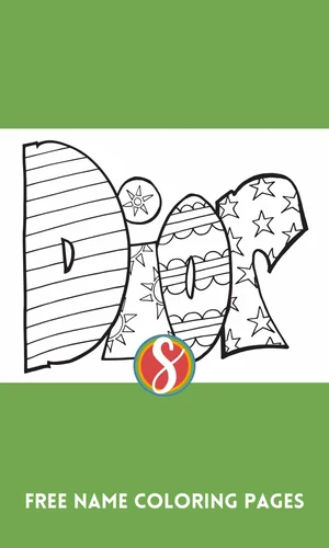 DIOR! 3 Free Printable Coloring Pages — Stevie Doodles
