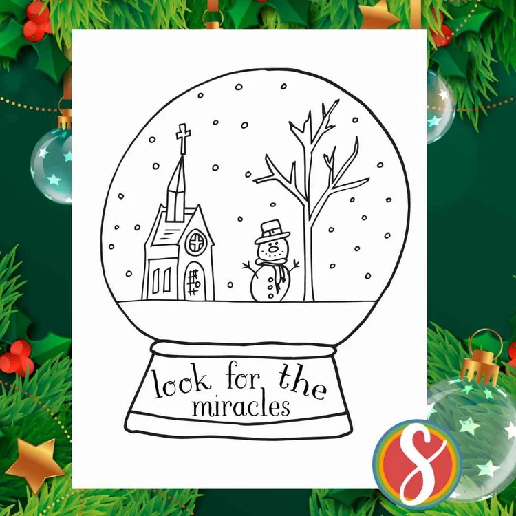 Free MIRACLE Coloring Pages — Stevie Doodles