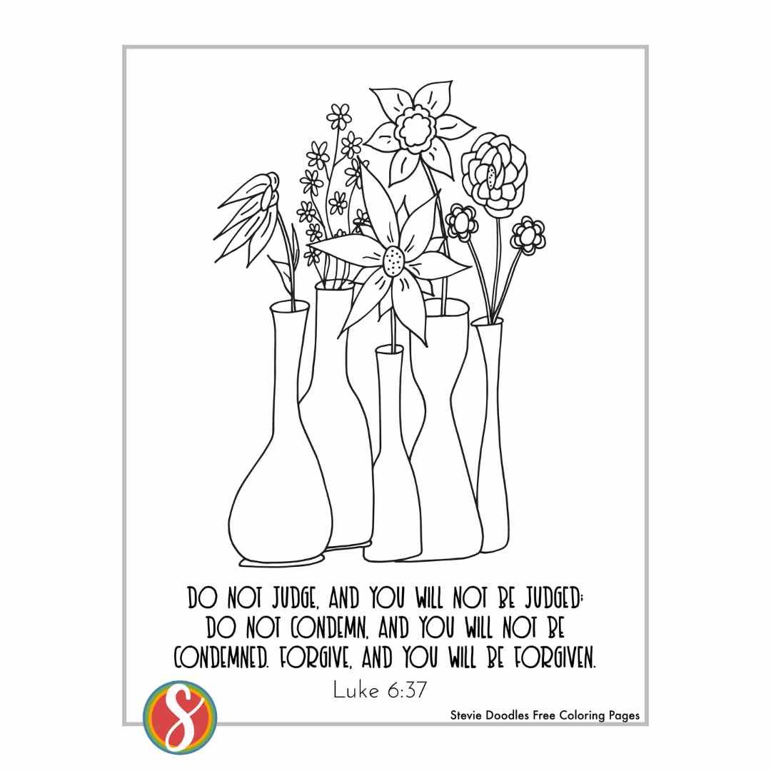 Free Luke Scripture Coloring Pages — Stevie Doodles