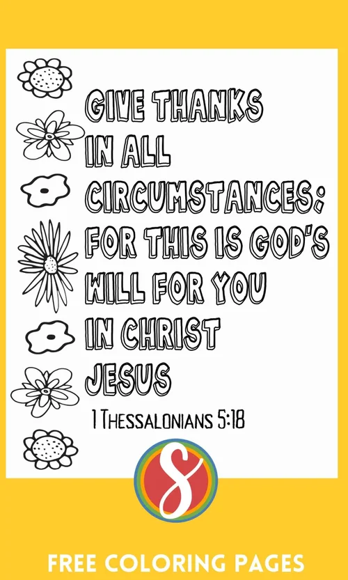 Free 1 ThessaloniansColoring Pages — Stevie Doodles