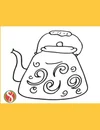Free Teapot Coloring Pages — Stevie Doodles