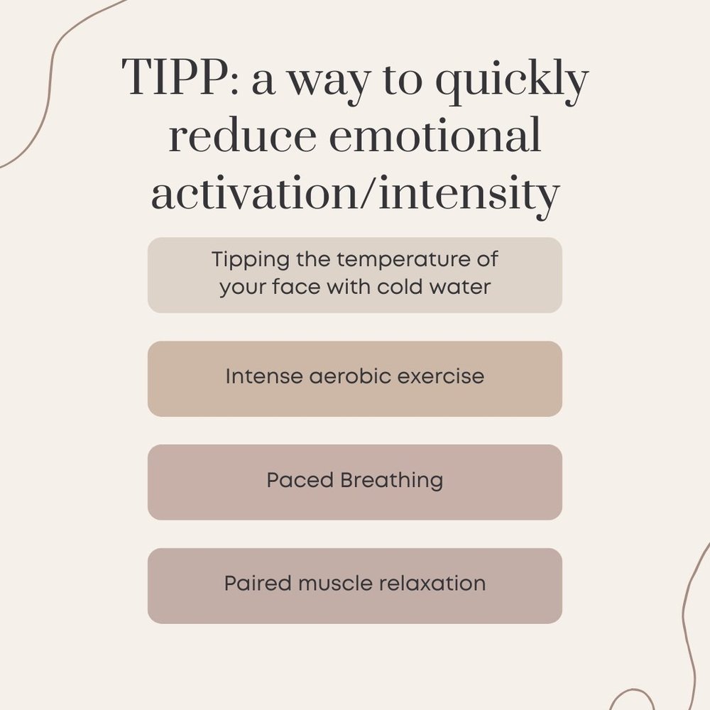 DBT TIPP Skills: Quick Techniques to Regulate Emotions & Reduce ...