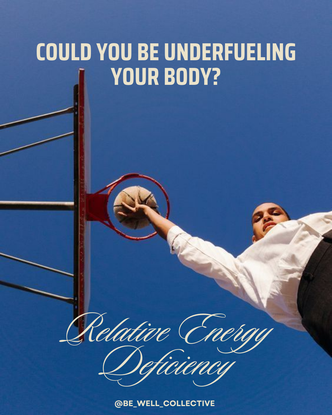The Dangers of Under-Fuelling: Relative Energy Deficiency (RED) — The ...