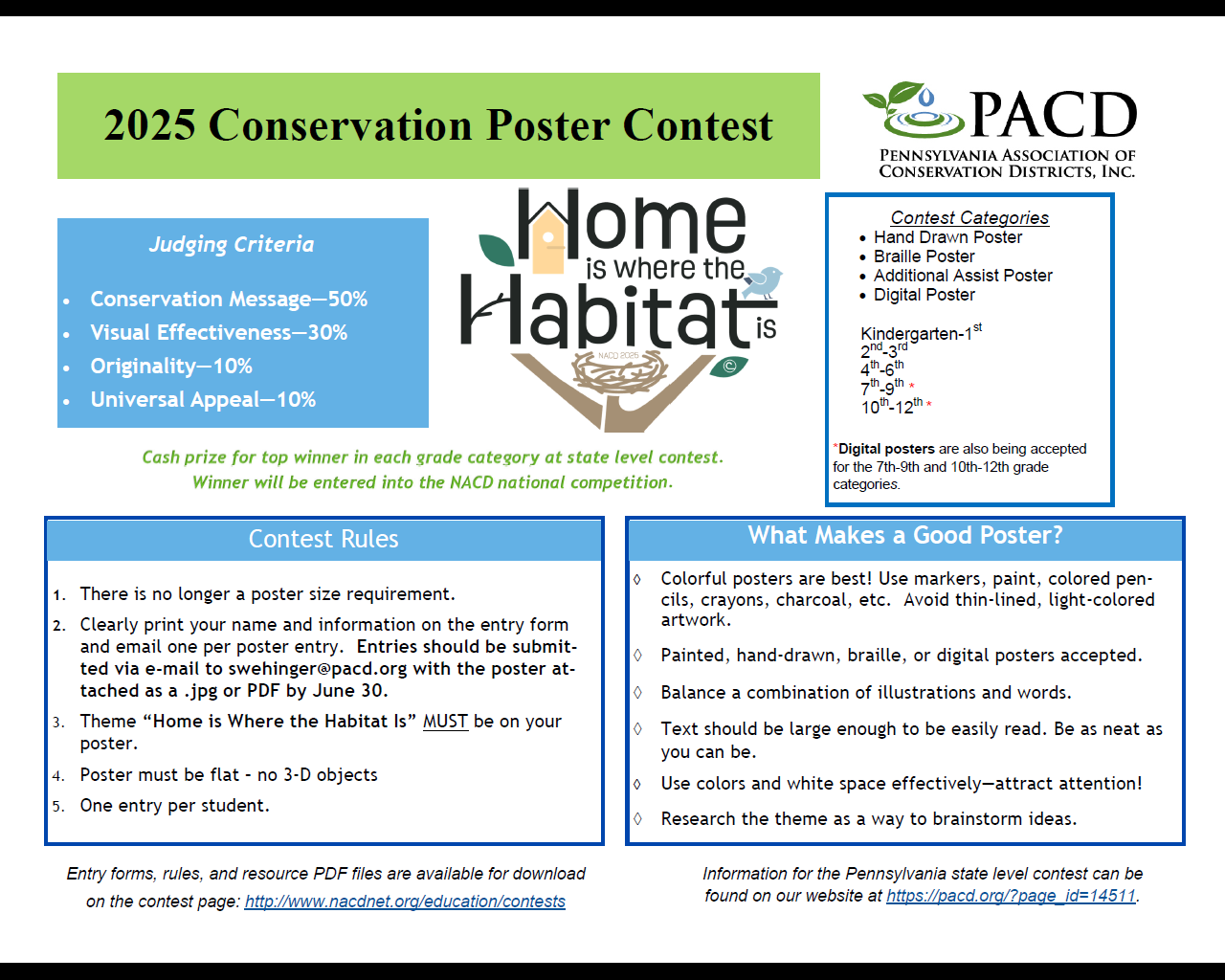 Poster Contest — Cambria County Conservation District