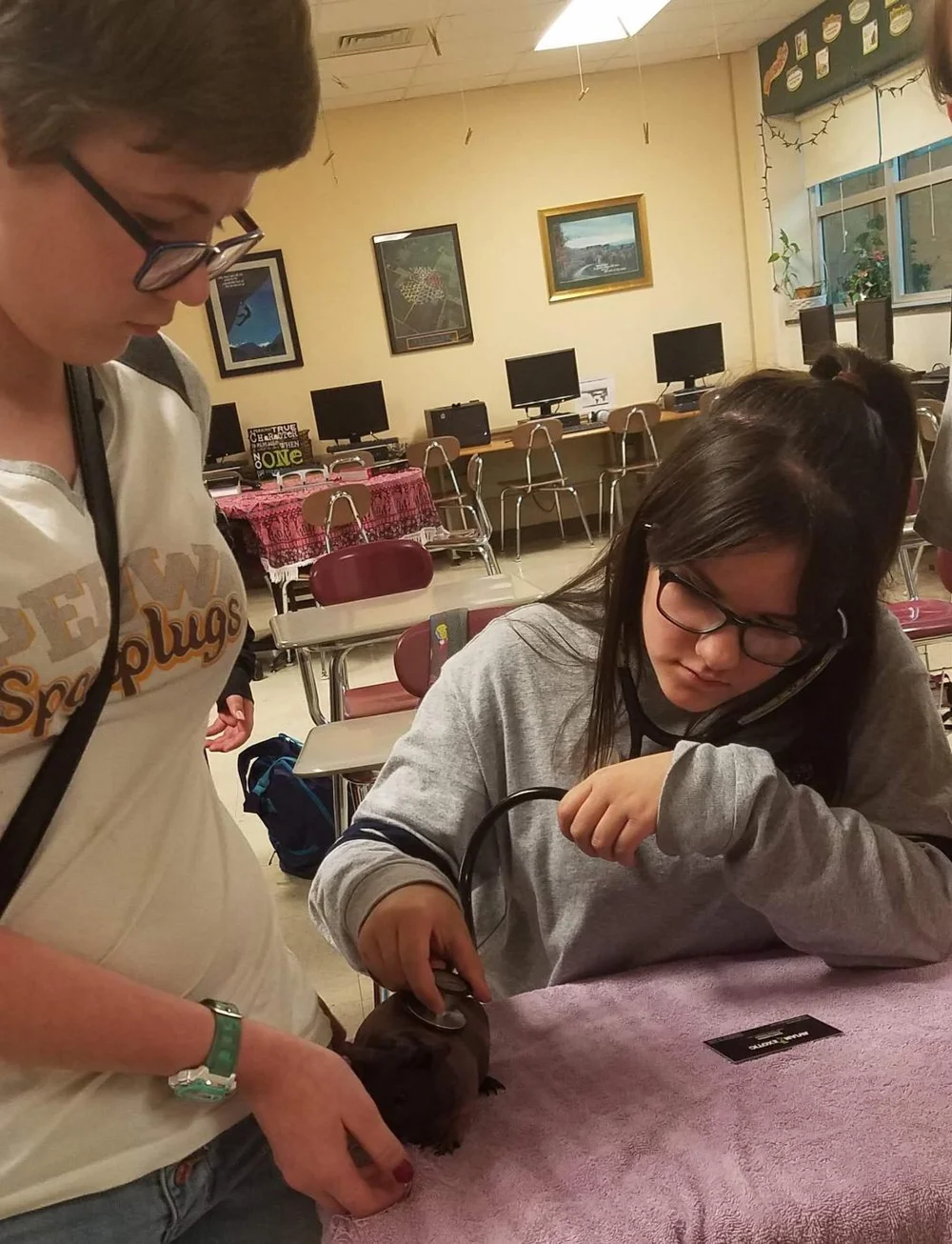 AEAC's technician Sarah Dehn took some exotic critters on the road to ...