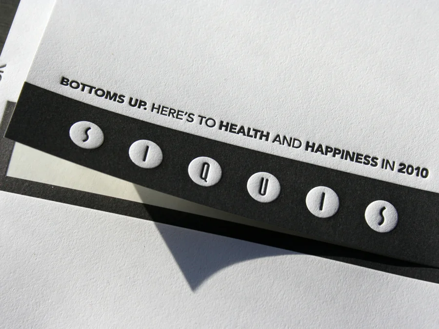 Optimistic Letterpress Wine Labels — BeastPieces