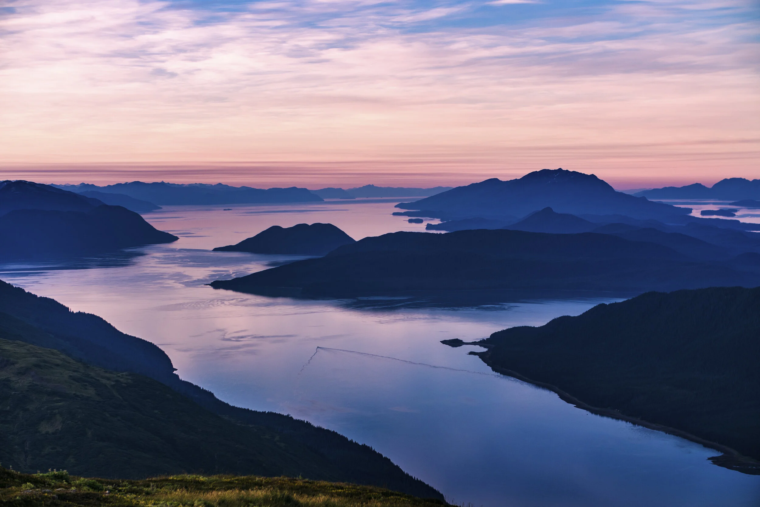 Sunset Juneau Alaska