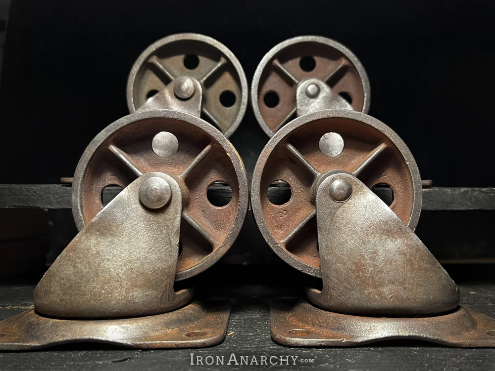 Vintage Industrial Caster Wheels