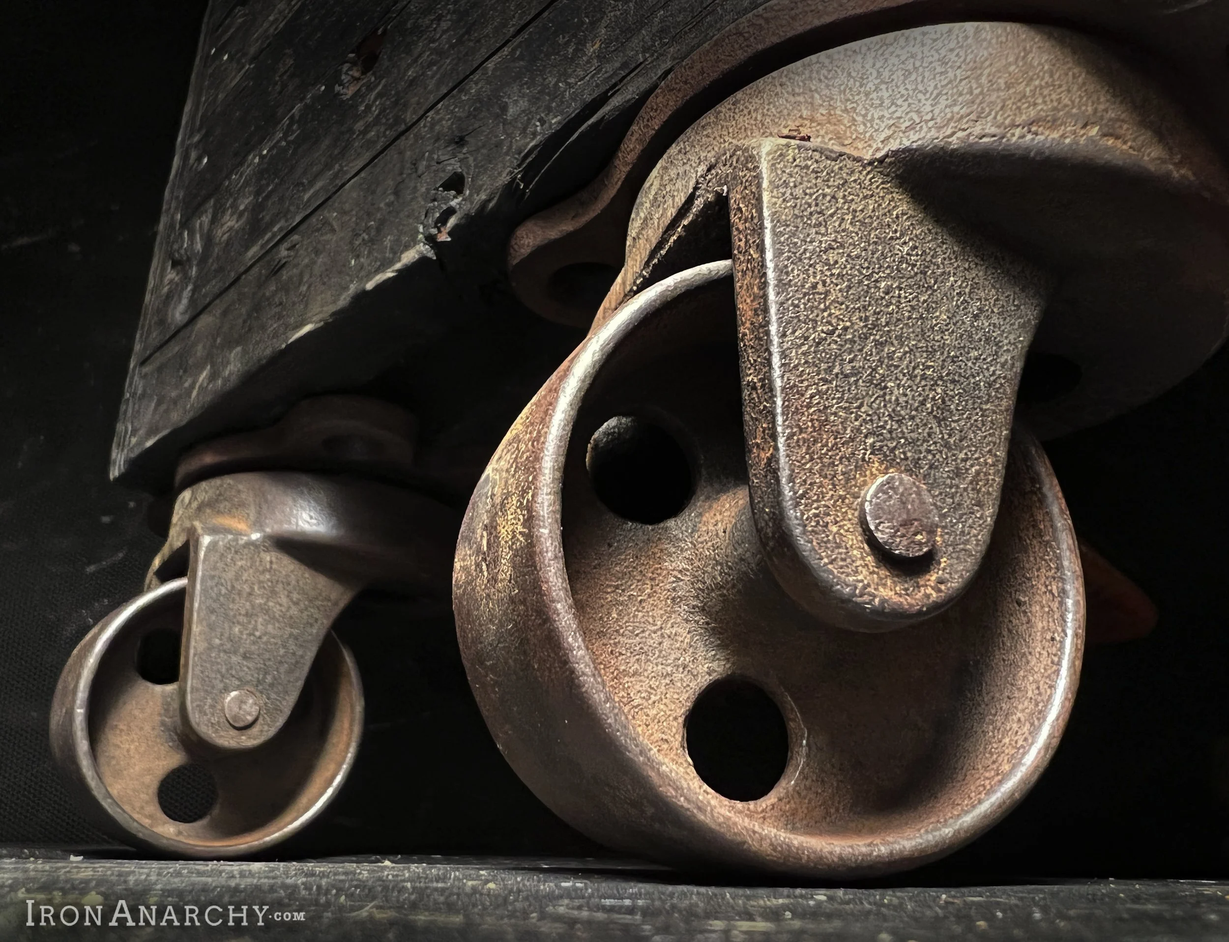 Shop antique and vintage industrial casters and wheels for furniture ...