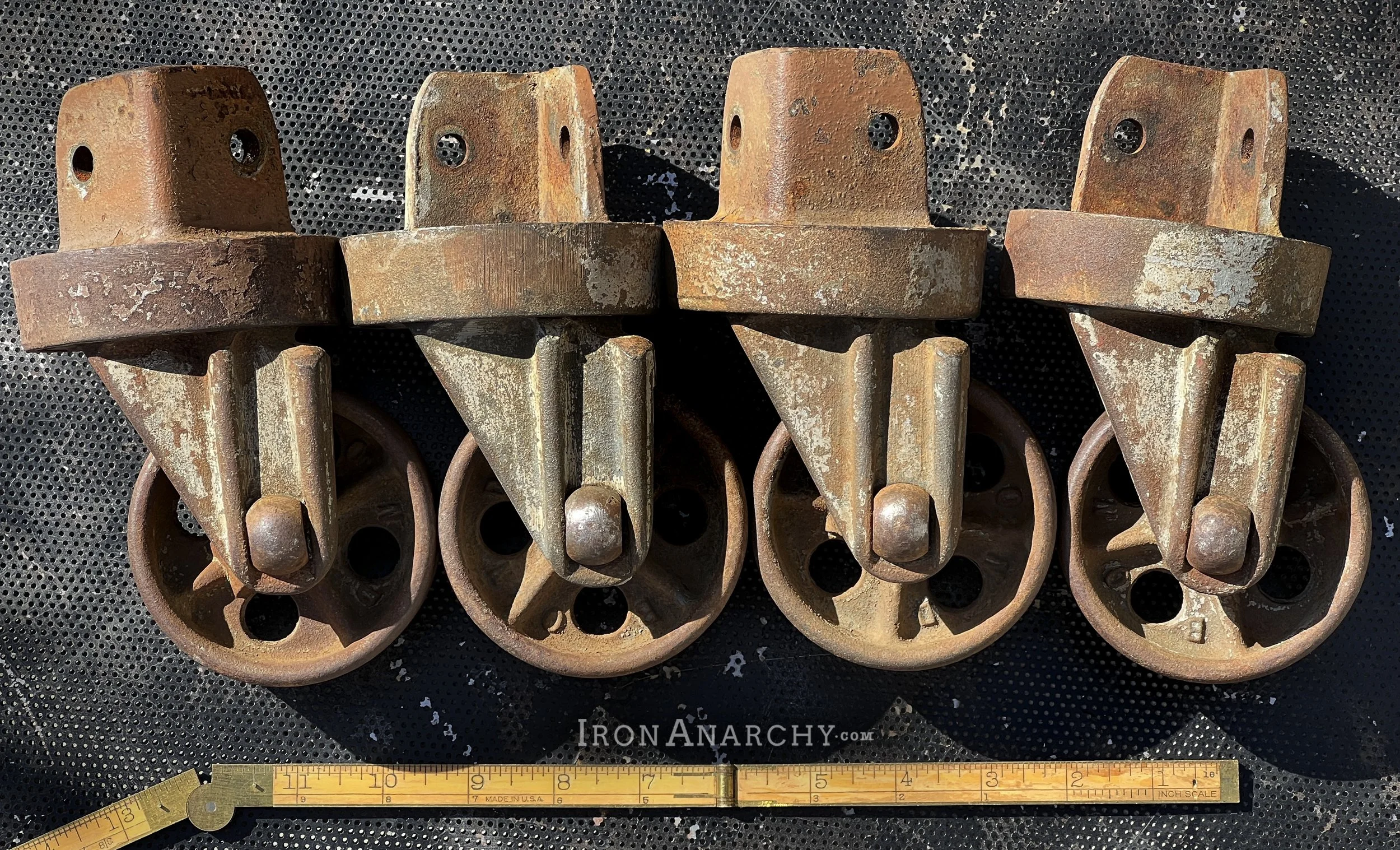 Shop Antique and vintage industrial casters and wheels. — Iron Anarchy