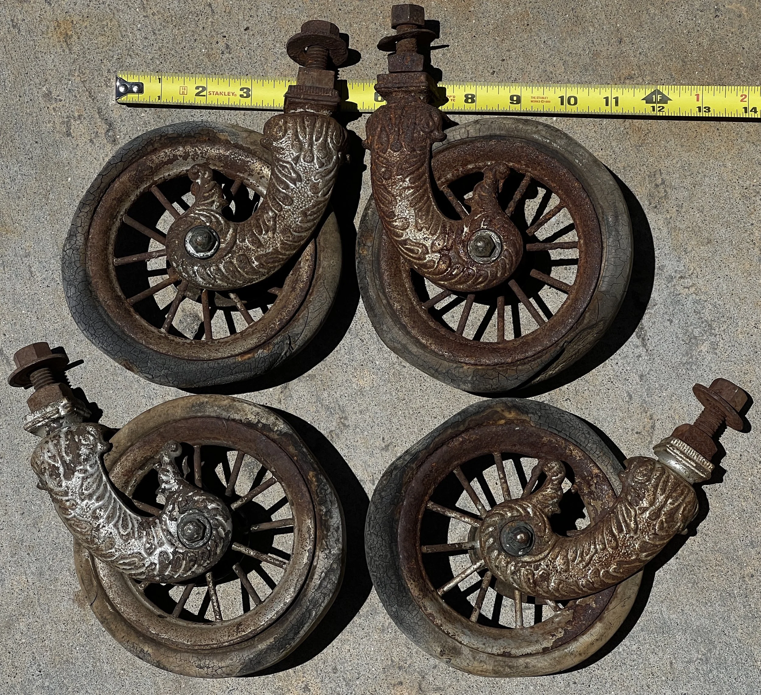 Shop for Antique and Vintage Furniture Casters — Iron Anarchy