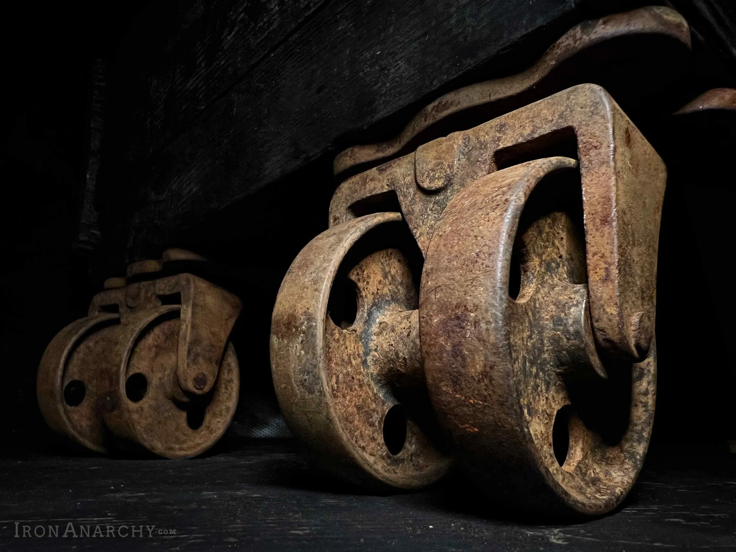 Shop antique and vintage industrial casters and wheels for furniture ...