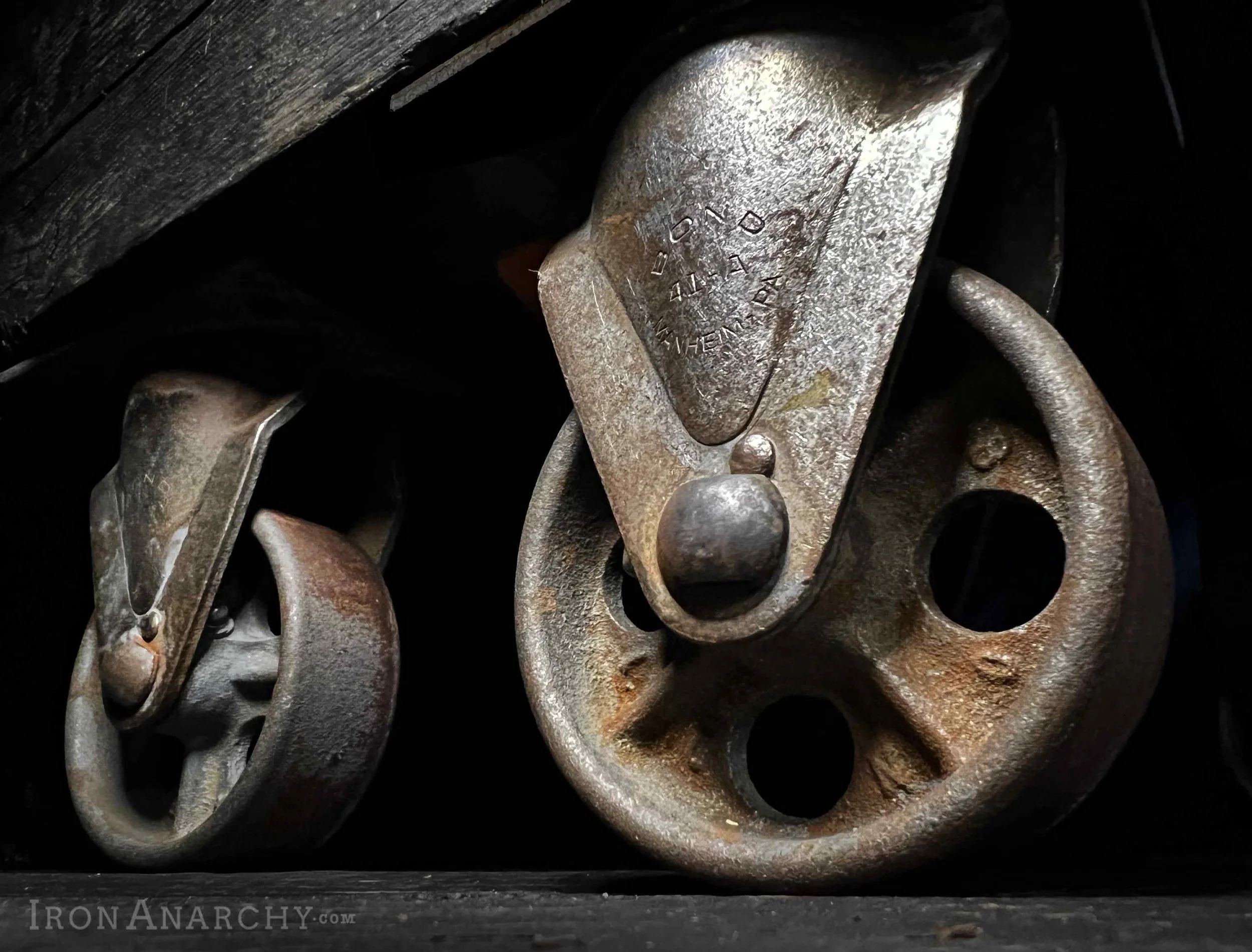 Shop antique and vintage industrial casters and wheels for furniture ...