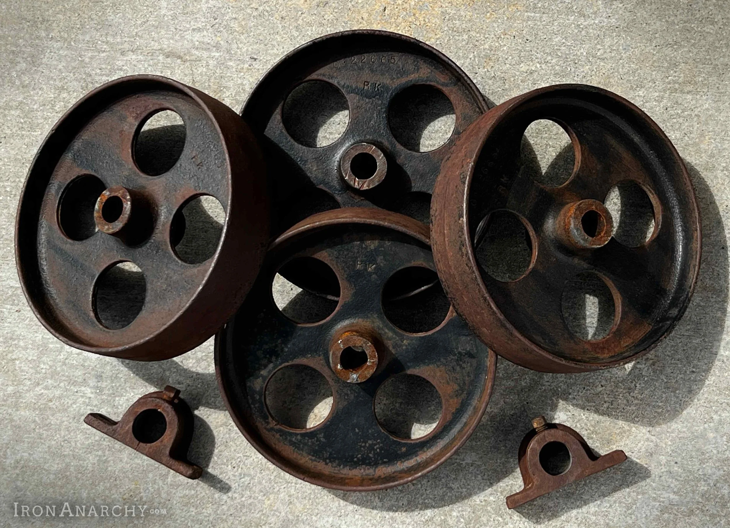 Shop antique and vintage industrial casters and wheels for furniture ...