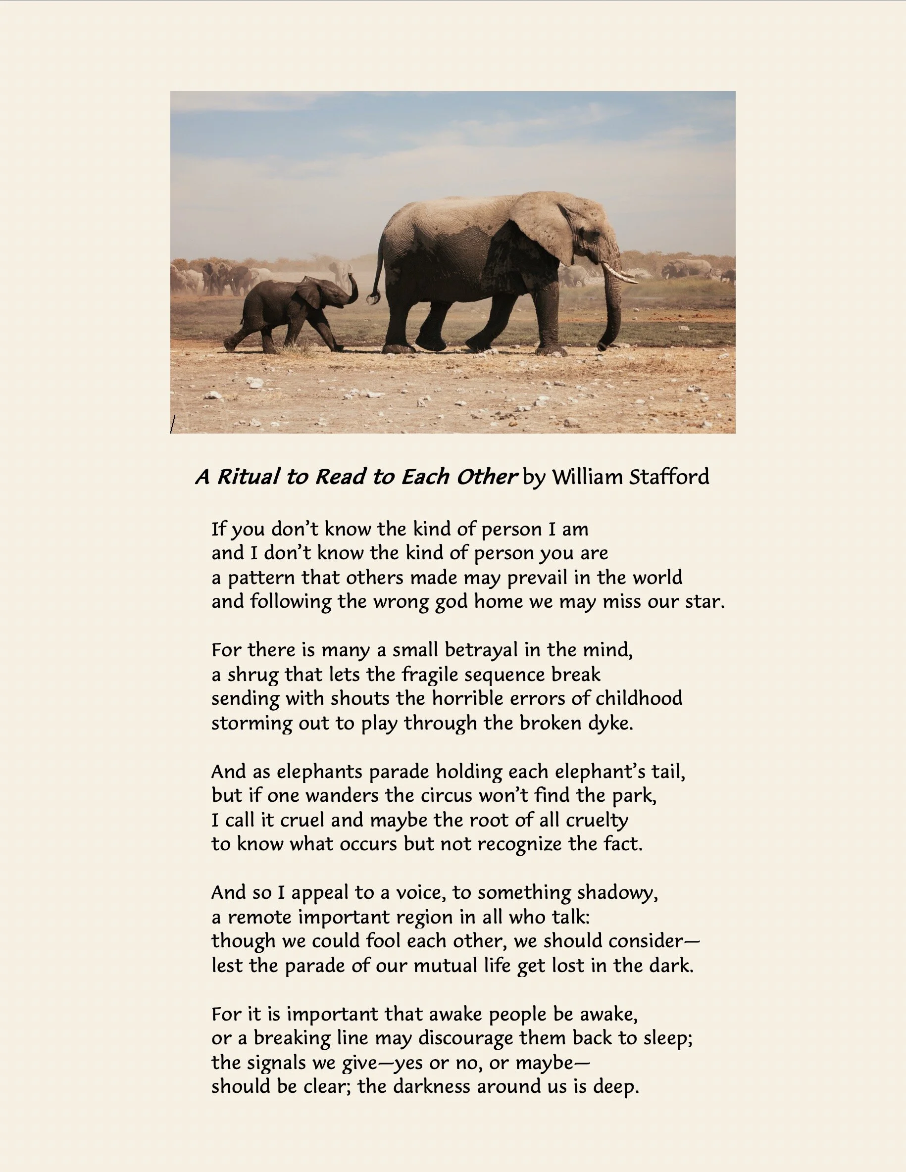 Episode 23: A Ritual to Read to Each Other — The Growing Edge