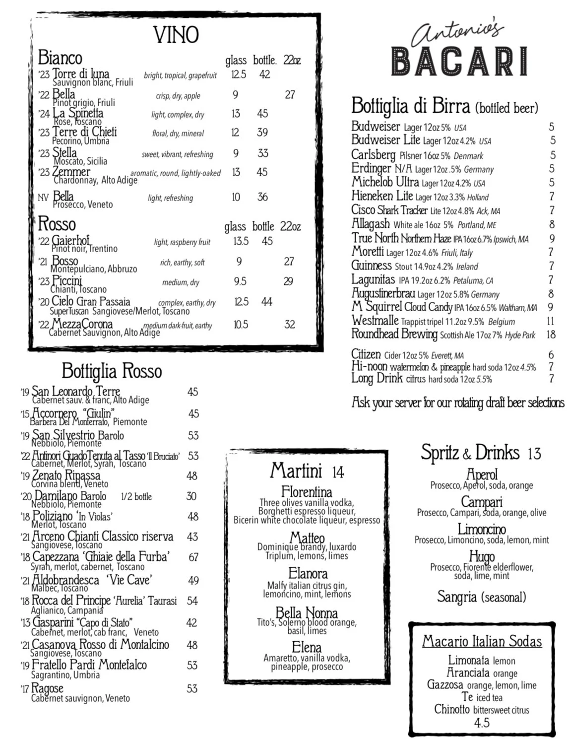 Antonio's Bacari