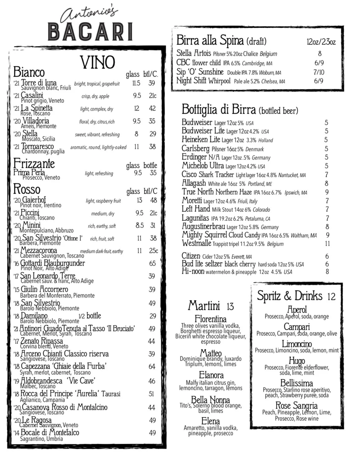 Antonio's Bacari