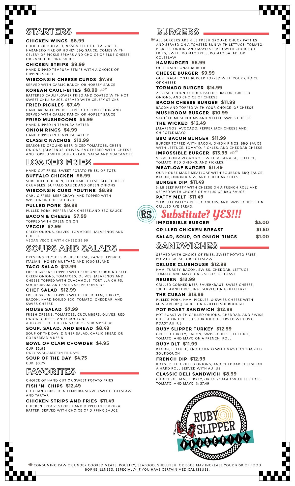 New Page — Ruby Slipper Bar & Grill